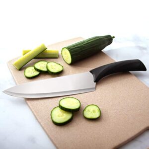 Rada Cutlery Anthem Series French Chef Knife Stainless Steel Blade with Ergonomic Black Resin Handle, 13-3/8 Inches