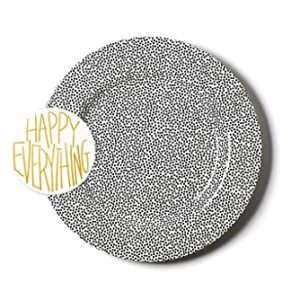 HAPPY EVERYTHING! Black Small Dot Big Entertaining Platter