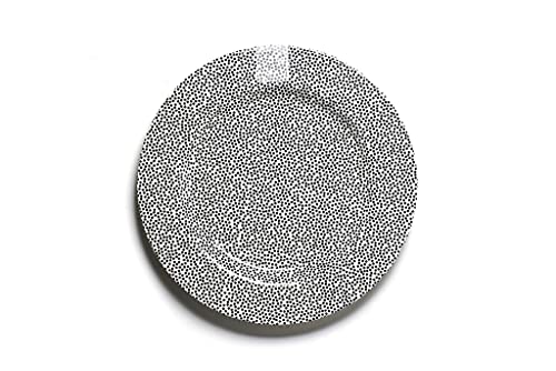 HAPPY EVERYTHING! Black Small Dot Big Entertaining Platter