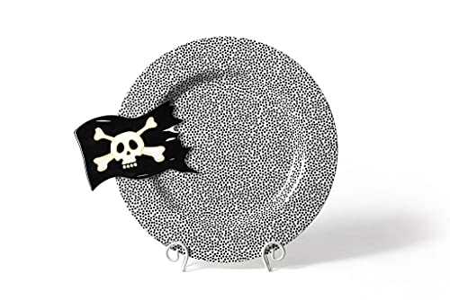 HAPPY EVERYTHING! Black Small Dot Big Entertaining Platter