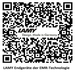 LAMY AL-Star EMR Stylus, Digital Pen - Black Aluminium Digital Pen with Transparent Grip and Black Metal Clip - Inter...