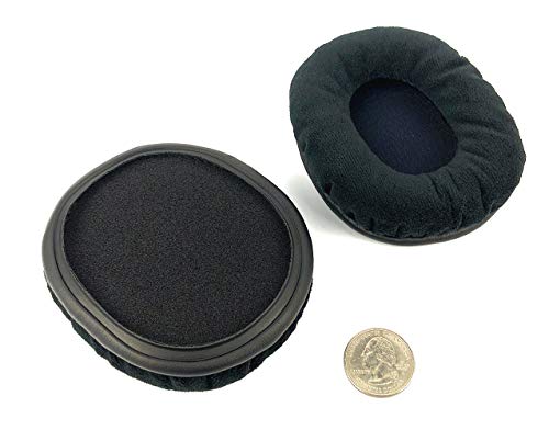 ATH-M50-PADS-VELVET-PAIR-BLK (Black Memory Foam)