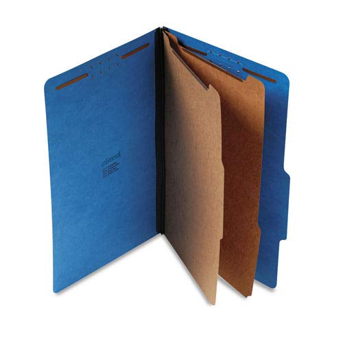 UNV10301 - Bright Colored Pressboard Classification Folders