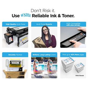 WSHZ Compatible with PTX-TN2460/80 DR2455 Printer Toner Cartridge for Brother Tn2460 Powder Box 2480 Toner HL-L2375 Powder Box DCP2550 Toner Cartridge MFC2750DW,Compact+drumrack