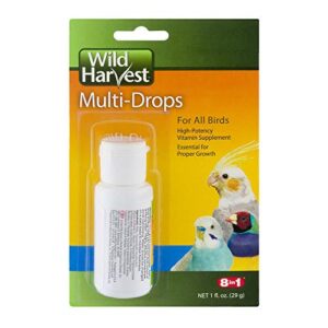 Wild Harvest 8-in-1 MULTI-DROPS for ALL BIRDS • HIGH-POTENCY VITAMIN SUPPLEMENT 29g