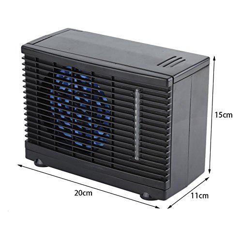 12V Vehicle Cooling Fan, 20 * 18 * 15CM DC 12V 30W Multipurpose Cooler for Small Cars