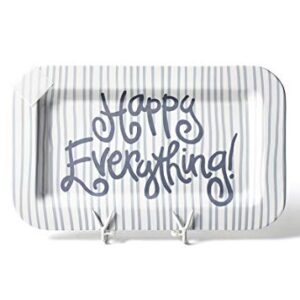 HAPPY EVERYTHING! Stone Skinny Stripe Mini Rectangle Platter