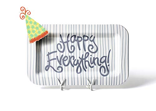 HAPPY EVERYTHING! Stone Skinny Stripe Mini Rectangle Platter