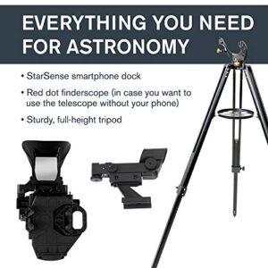 Celestron – StarSense Explorer LT 114AZ Smartphone App-Enabled Telescope – Works with StarSense App to Help You Find Stars, Planets & More – 114mm Newtonian Reflector – iPhone/Android Compatible