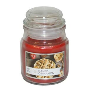 3 oz baked cinnamon candle