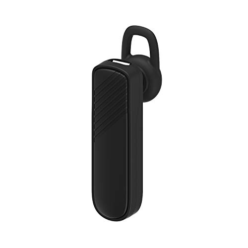 TELLUR VOX 10 Bluetooth Headset, Handsfree Earpiece, Multipoint Two Simultaneous Connected Devices, 360° Hook for Right or Left Ear, iPhone and Android