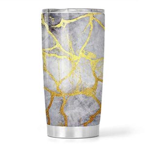 kintsugi recognise beauty stainless steel tumbler 20oz travel mug