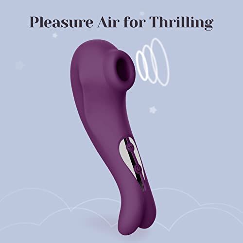 Tracy's Dog Clitoral Sucking Vibrator for Clit Nipple Stimulation with 10 Suction Modes, Adult Oral Sex Toys for Women Couples (P.Cat)