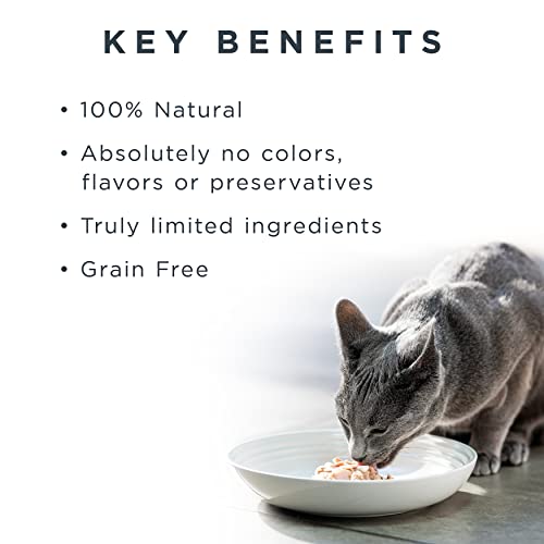 Reveal Natural Wet Cat Food, 12 Pack, Limited Ingredient Canned, Grain Free, Variety of Fish Flavors in Broth, 2.47oz Cans