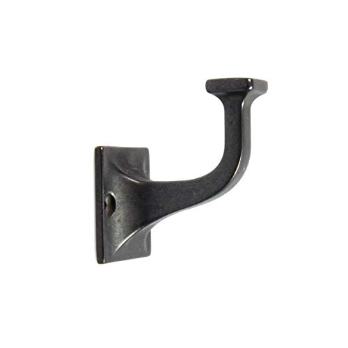 Hickory Hardware Forge Collection Coat Hooks, Wall Hooks for Hanging Coats, Hats, Towels, Robes and More, 2-3/4 Inch Long, Black Iron, 1 Pack