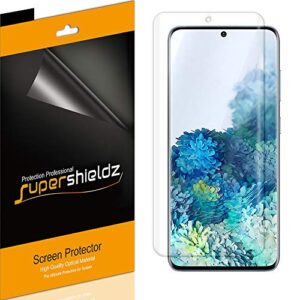 supershieldz (2 pack) designed for samsung galaxy s20 5g / galaxy s20 5g uw screen protector, high definition clear shield (tpu)