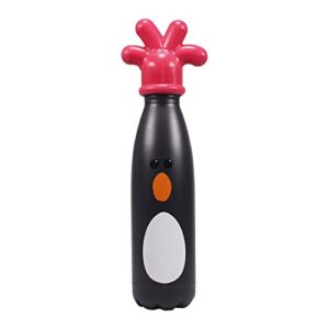 half moon bay water bottle (metal) - wallace & gromit (feathers mcgraw), wtrbaa02, 500ml.