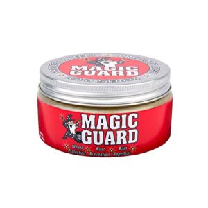 magic guard – best wheel wax – sealant & protection for all wheels – easy removal of brake dust & road grime - hydrophobic – acid, corrosion & moisture resistant – made in usa – 8 oz 