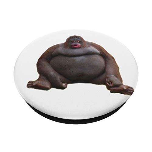 Uh Oh Stinky Poop Meme Funny Monkey PopSockets PopGrip: Swappable Grip for Phones & Tablets