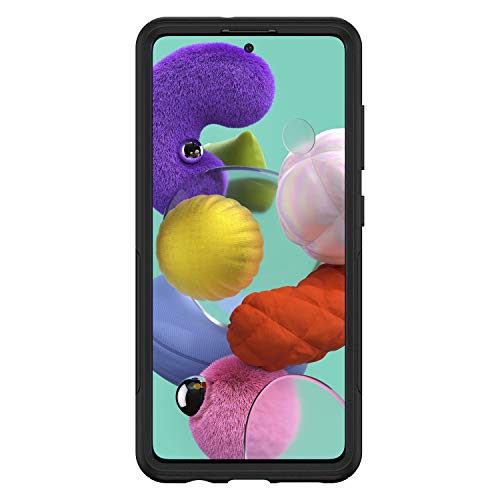 OtterBox Samsung Galaxy A51 (4G ONLY, Not compatible with any 5G device) Commuter Series Lite Case - BLACK, slim & tough, pocket-friendly, with open access to ports and speakers (no port covers),