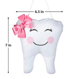 Lillian Rose, Pink (24TF415 P) Tooth Fairy Pocket Pillow, 1 Count (Pack of 1)