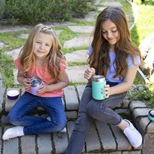 MIRA Child Lunch Bundle with 13.5oz Insulated Food Jar (Teal) and 12oz Insulated Cola Shaped Bottle (Teal)