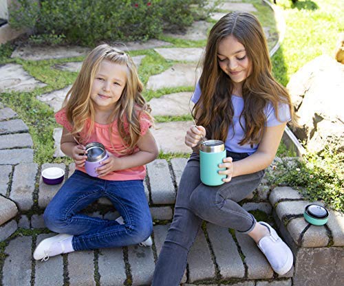 MIRA Child Lunch Bundle with 13.5oz Insulated Food Jar (Teal) and 12oz Insulated Cola Shaped Bottle (Teal)