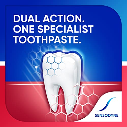 Sensodyne Sensitivity & Gum Whitening Toothpaste, Toothpaste for Sensitive Teeth & Gum Problems, 3.4 Ounces