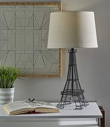 Adesso SL5001-01 Eiffel Tower Table Lamp, Black