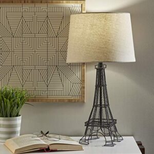 Adesso SL5001-01 Eiffel Tower Table Lamp, Black