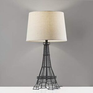 Adesso SL5001-01 Eiffel Tower Table Lamp, Black