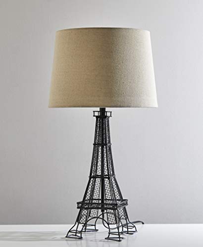 Adesso SL5001-01 Eiffel Tower Table Lamp, Black