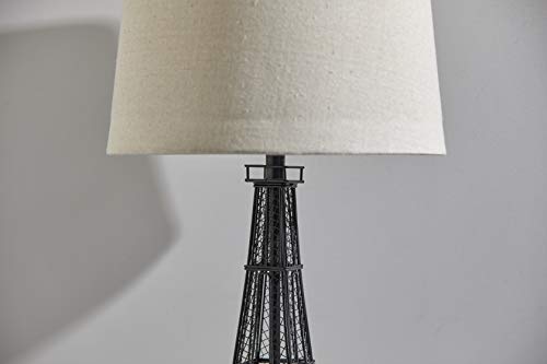 Adesso SL5001-01 Eiffel Tower Table Lamp, Black