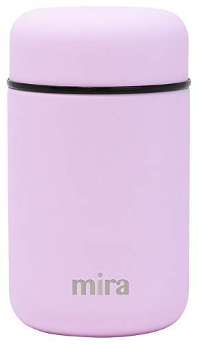 MIRA Kids Lunch Bundle with 7oz Insulated Bullet Flask (Pearl Blue) and 13.5oz Insulated Food Jar (Lilac)