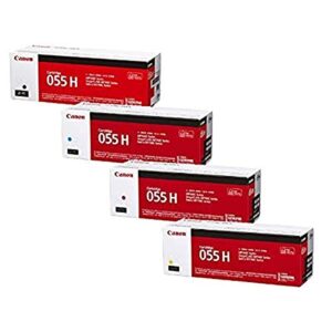 canon genuine 055 high yield black toner cartridge 2-pack, crg-055h