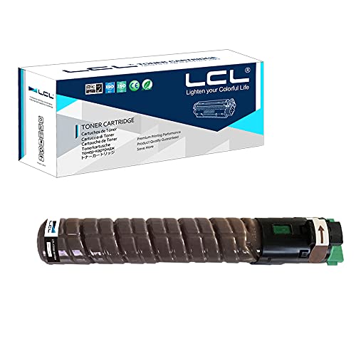 LCL Compatible Toner Cartridge Replacement for Ricoh 841280 MP C2550 C2050 2550 Lanier LD525c Savin C9020 9025 Aficio MP C2030 2050 C2350 C2050 C2350 LD520c (1-Pack Black)