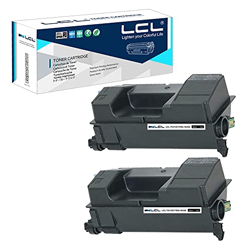 LCL Compatible Toner Cartridge Replacement for Kyocera TK3122 TK-3122 1T02L10US0 ECOSYS M3550idn FS-4200DN (2-Pack Black)