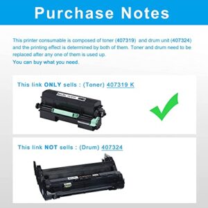 LCL Compatible Toner Cartridge Replacement for Ricoh 407319 SP 4500A 3600DN 3610SF 4510DN 4510SF SP 3600DN 3610SF 4510DN 4510SF (1-Pack Black)