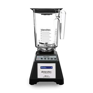 blendtec self-cleaning-3 preprogrammed chef 600 wildside+ jar professional-grade blender, 11.40 lbs, black