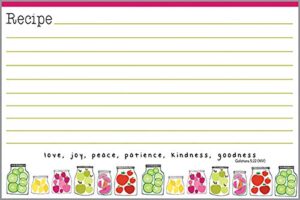 jar recipe cards - with scripture