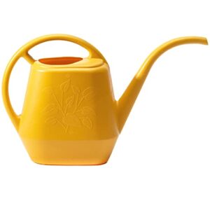 bloem aw21-23 watering can aqua rite 1/2 gal. (56 oz) earthy yellow