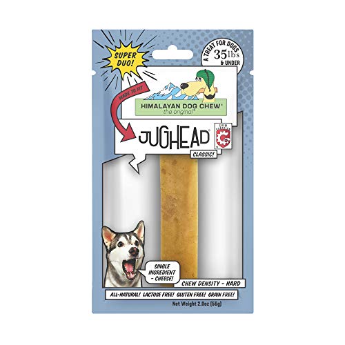 Himalayan Pet Supply Jughead Super Cheese Chew Insert, 100% Natural, Long Lasting, Gluten Free, Healthy & Safe Dog Treats, Lactose & Grain Free, Protein Rich, Dogs 35 lbs and Under, Small