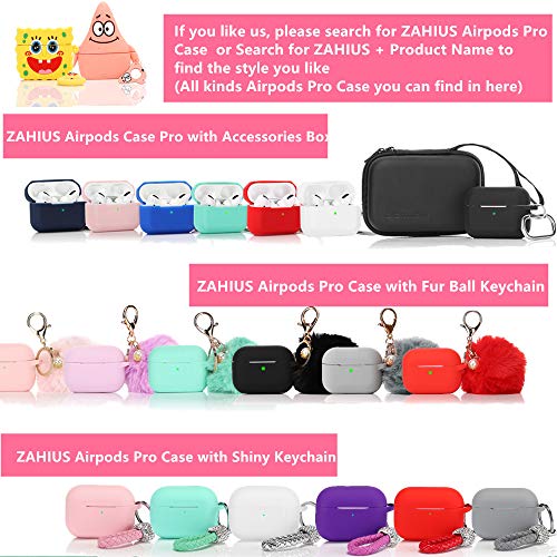 ZAHIUS Airpods Pro Silicone Case Funny Cute Cover Compatible for Apple Airpods Pro[3D Cartoon Pattern][Designed for Kids Girl and Boys][Fun]