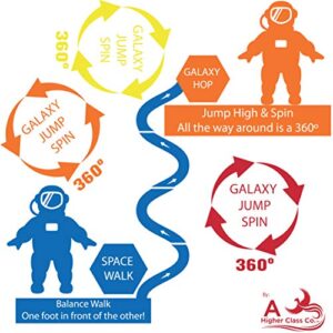 A Higher Class Co Premium Space Adventure Rocket - School & Classroom Sensory Path Kit - 55 Plus Premium Vinyl Decals