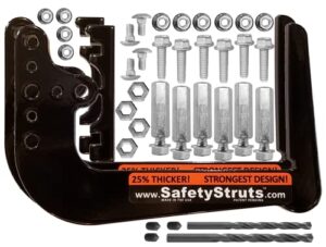 safetystruts heavy duty rv bumper brackets (1snuhd, univ-heavy duty)