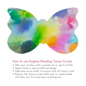 Hygloss Products Bleeding Tissue Paper Circles 1-Inch, 20 Colors, Arts & Crafts, DIY Projects, Scrapbooking, Greeting Cards, 480 Pieces