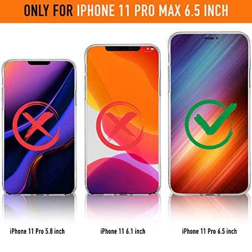 PHONEE iPhone 11 Pro Max Case Clear (1.5mm Thick) Ultra-Slim Design with Shock Absorption Bumper for Screen Protection - Durable Silicone for Premium Grip