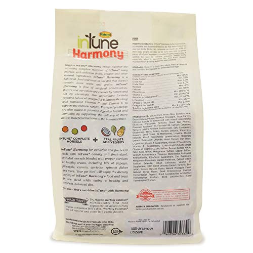 Intune Higgins Harmony Canary/Finch Food 2Lb