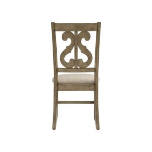 Picket House Furnishings Stanford Wooden Swirl Back Side Chair Set