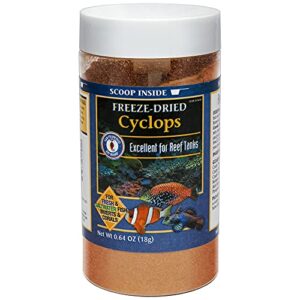 san francisco bay brand freeze-dried cyclops 0.64-ounces (18-grams) jar, with feeding scoop